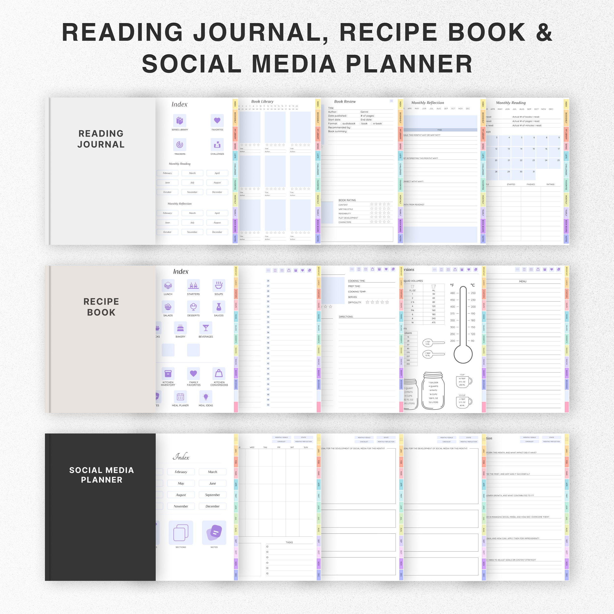 PLR 2026 Digital Planner Templates for Goodnotes, PLR Digital Bundle ...