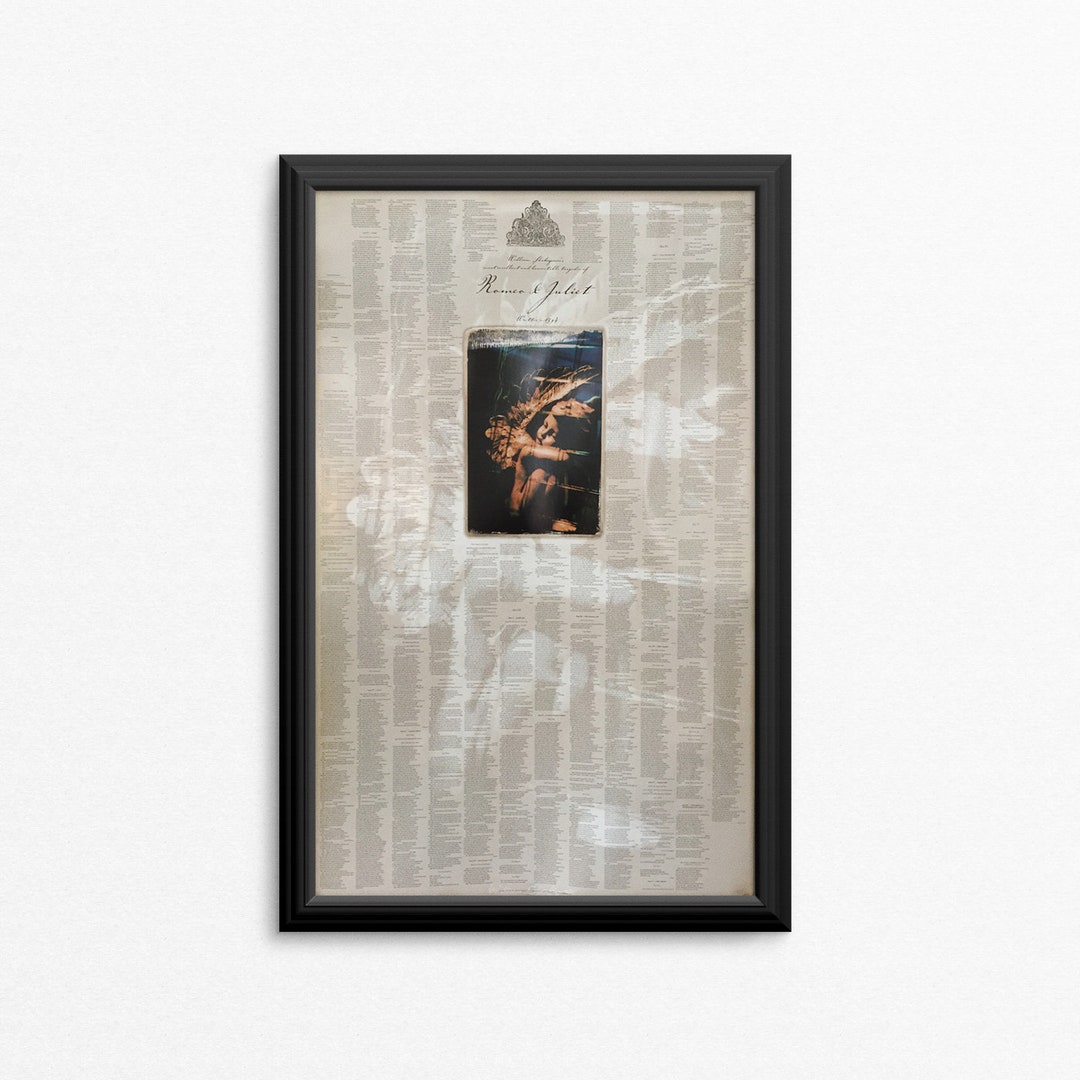 William Shakespeare's Romeo and Juliet Wall Art - Etsy