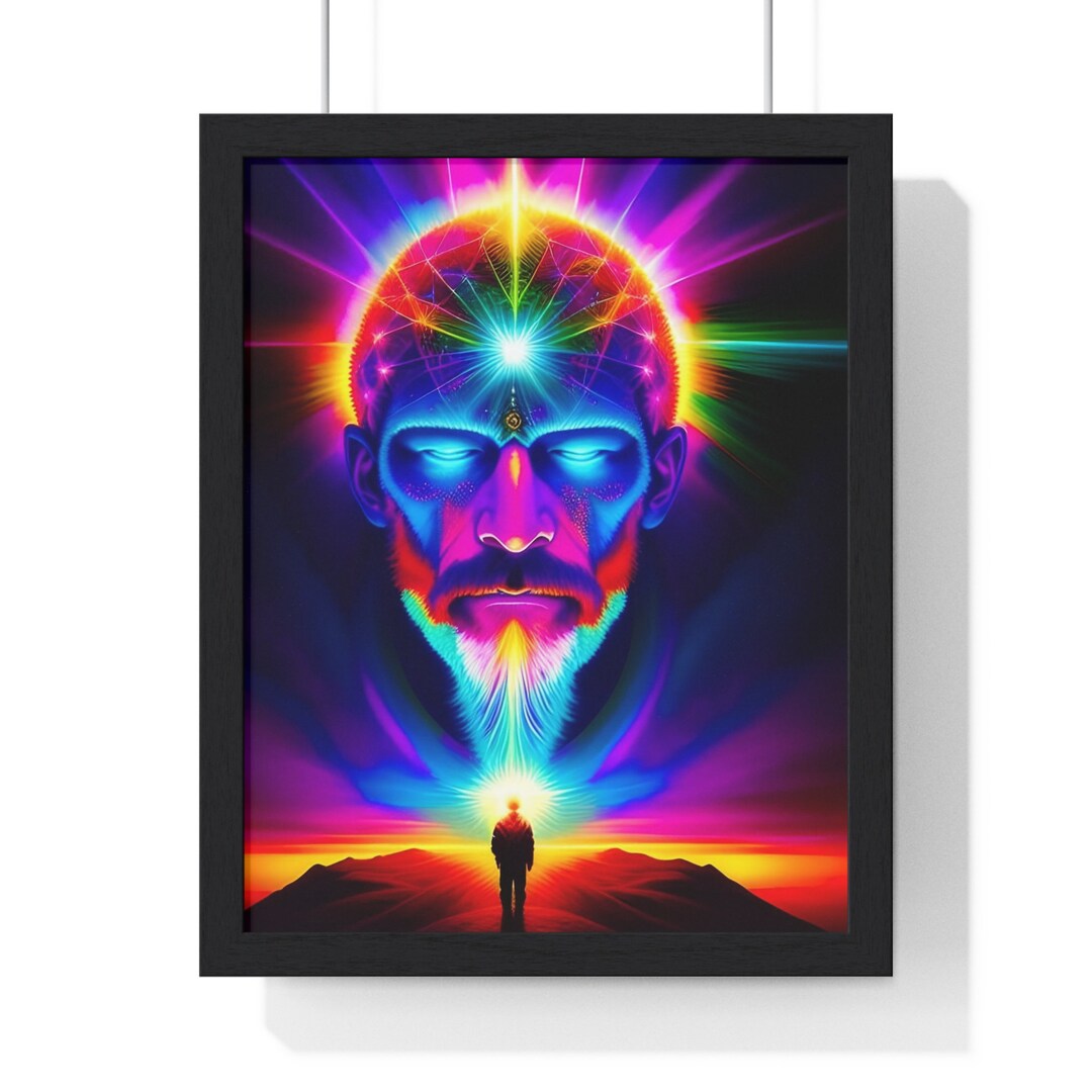 Spiritual Journey Framed Picture, Spiritual Awakening Poster, Manifest ...
