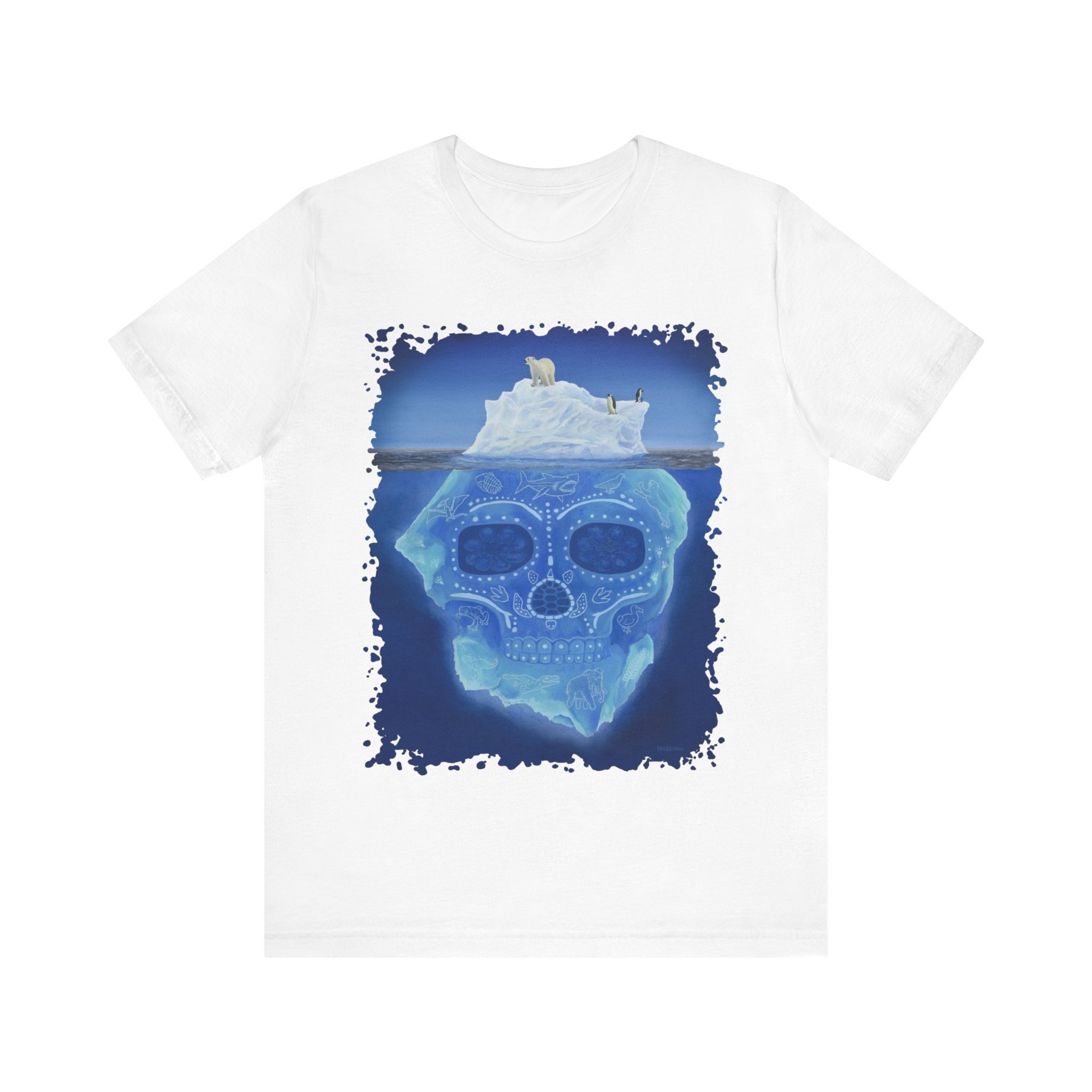 Iceberg Skull of the Extinct (and Soon to Be) T-shirt With Polar Bears ...