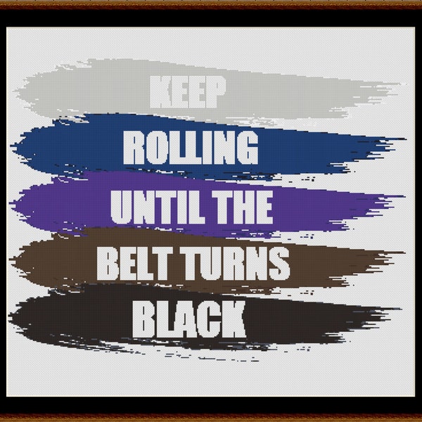 Jiu Jitsu Cross Stitch - Etsy