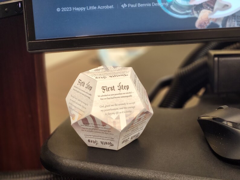 Papercraft 12-step Prayer Block - Etsy