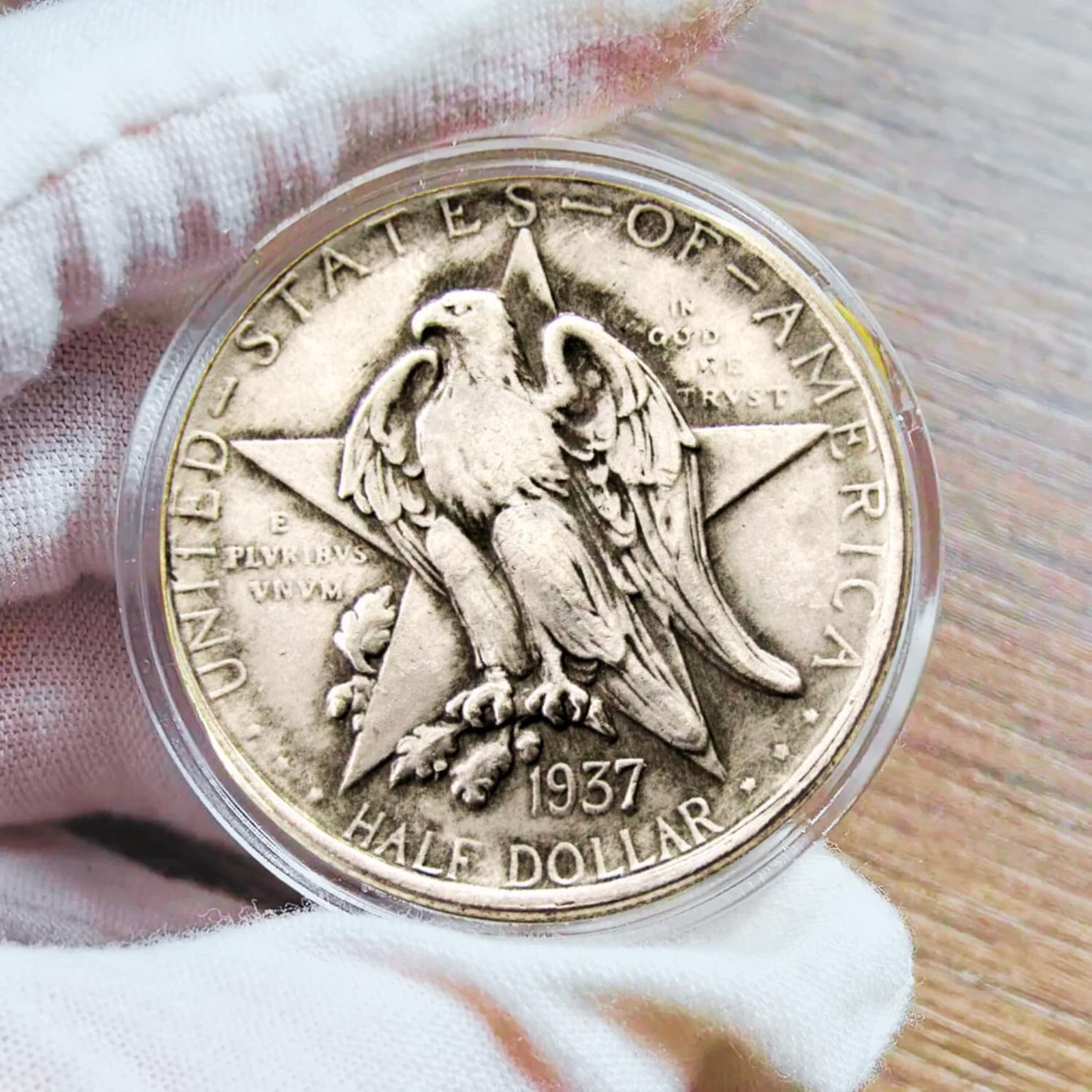 1937 Texas Half Dollar Silver Rare Commemorative Coin for Collectors ...