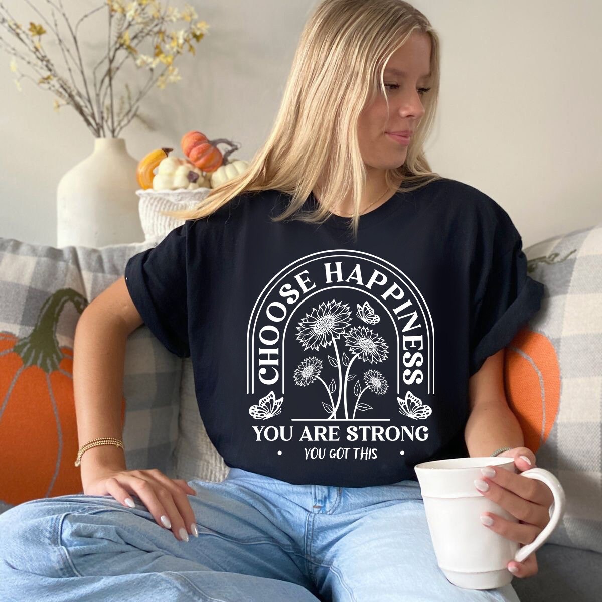 Choose Happiness SVG PNG, Svg Cut Files for Cricut, Self Love Svg ...