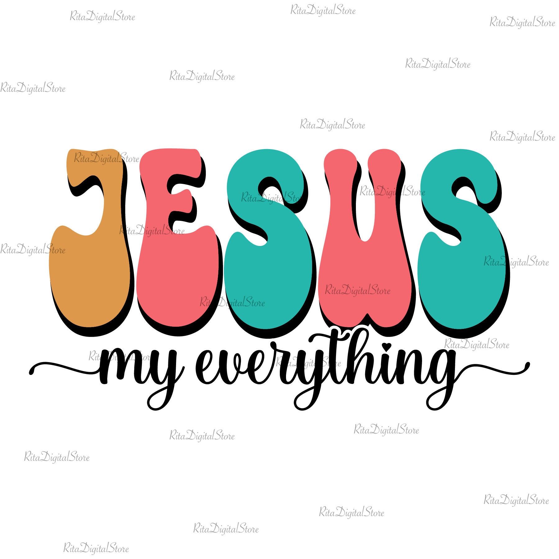 She is Strong SVG PNG, Jesus Everything, Religious Svg, Christian Svg ...