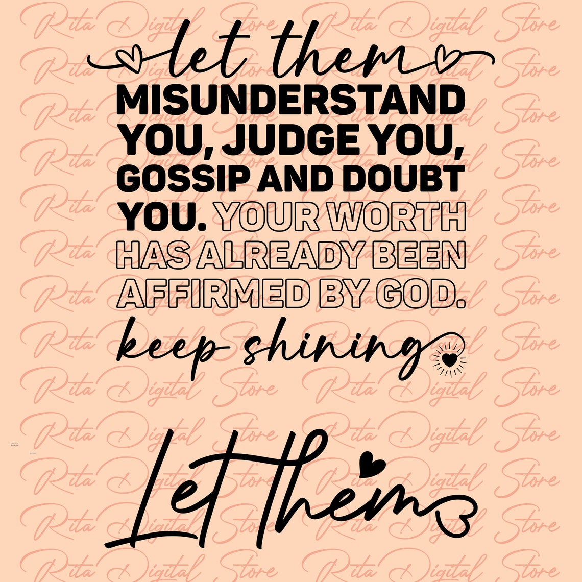 Let Them SVG PNG Keep Shining Png Svg Inspirational Svg - Etsy Let Them SVG PNG Keep Shining Png Svg Inspirational Svg - Etsy