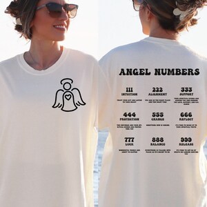Angel Numbers Chart SVG Lucky Number Angel Number Halo Silhouette Cameo ...