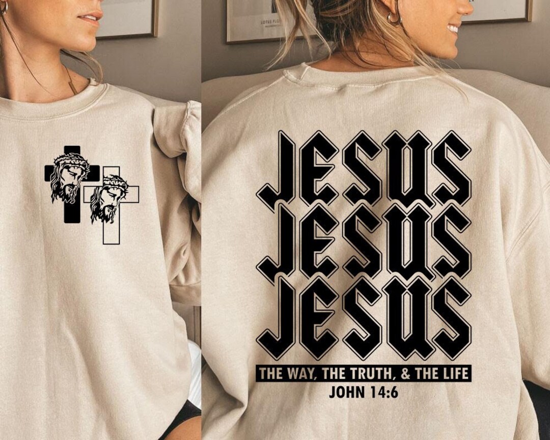 Jesus SVG PNG, Jesus the Way the Truth the Life, Christian Svg, Faith ...