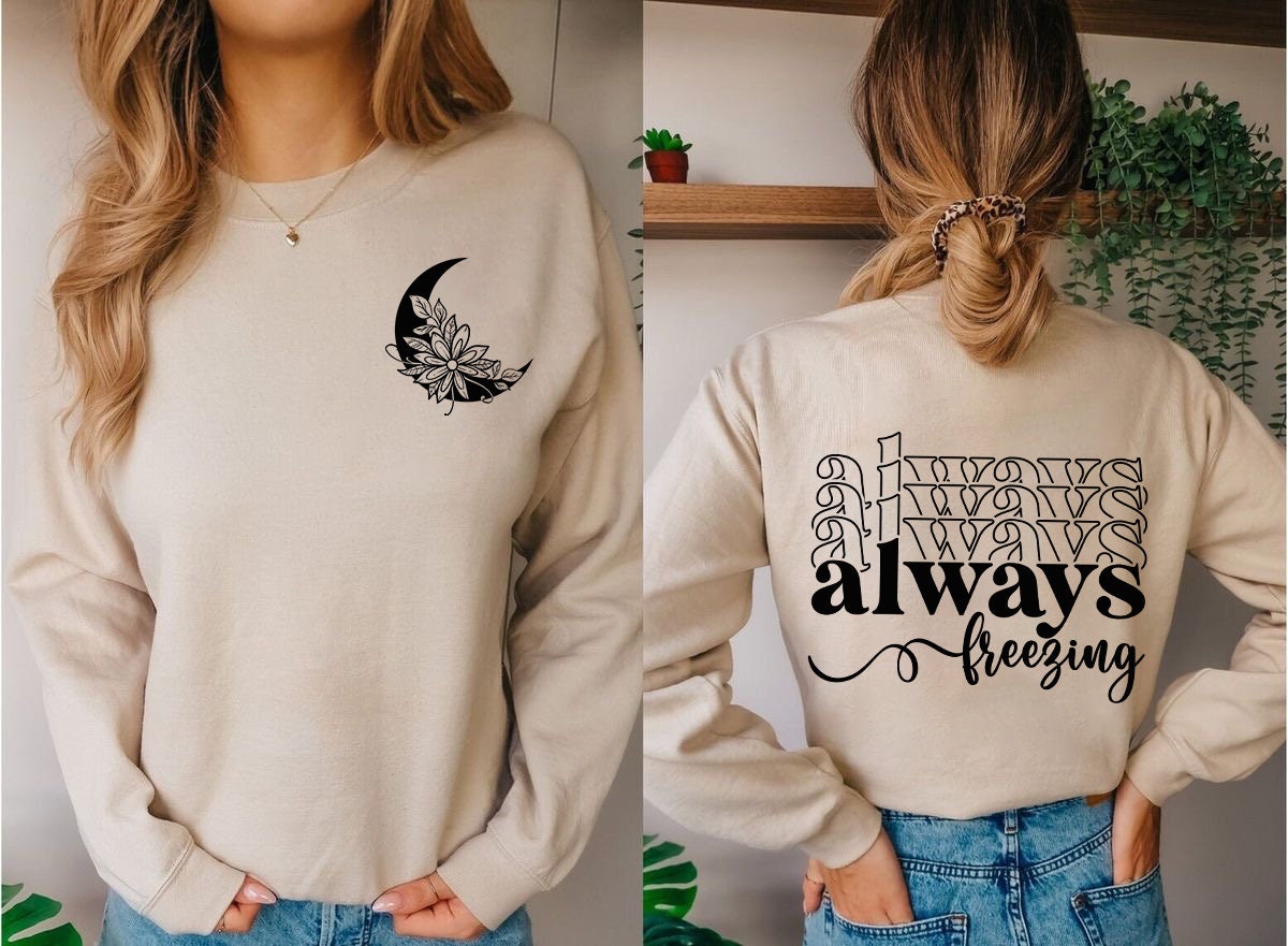 Always Freezing SVG PNG Freezing Season Svg Always Cold - Etsy