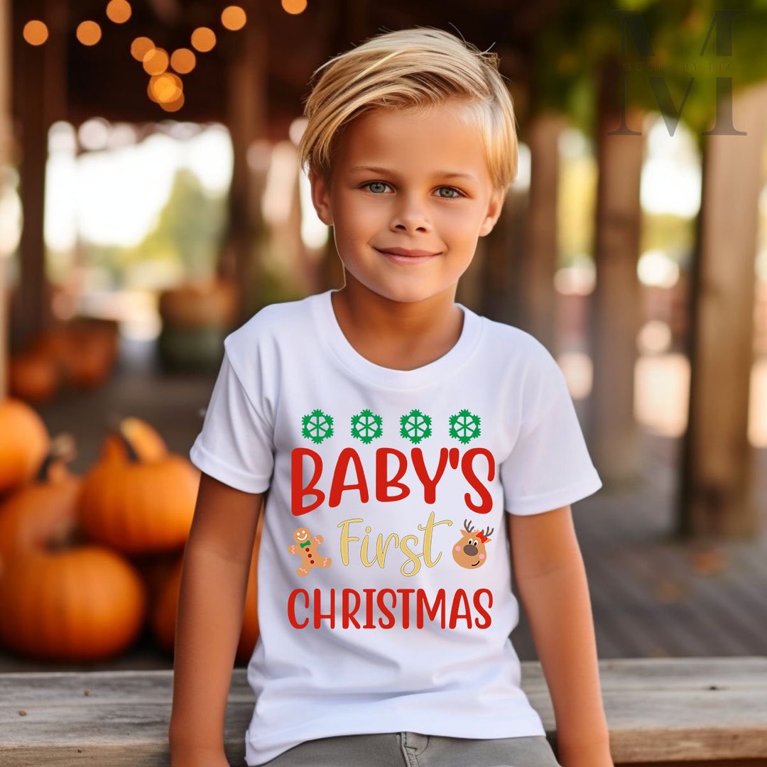 Baby's First Christmas SVG, Kids Christmas SVG, First Christmas Boy SVG ...