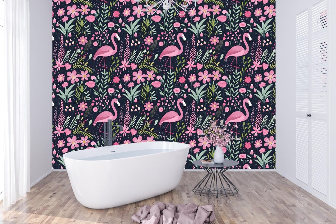 Flamingo Peel And Stick Wallpaper