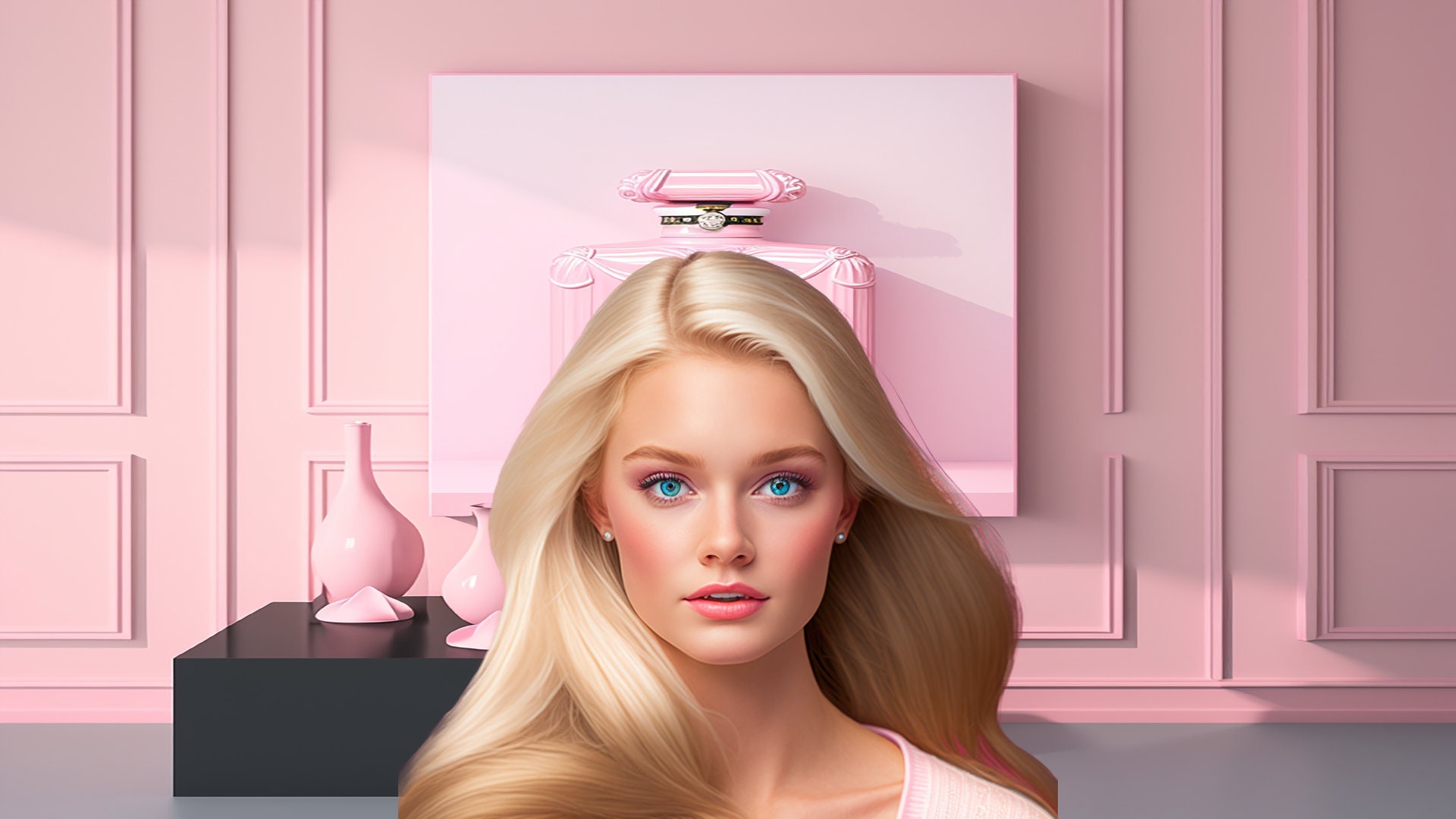 THINK PINK! 5 Pack :) Digital Background Made for You! 5 Pack, Virtual ...