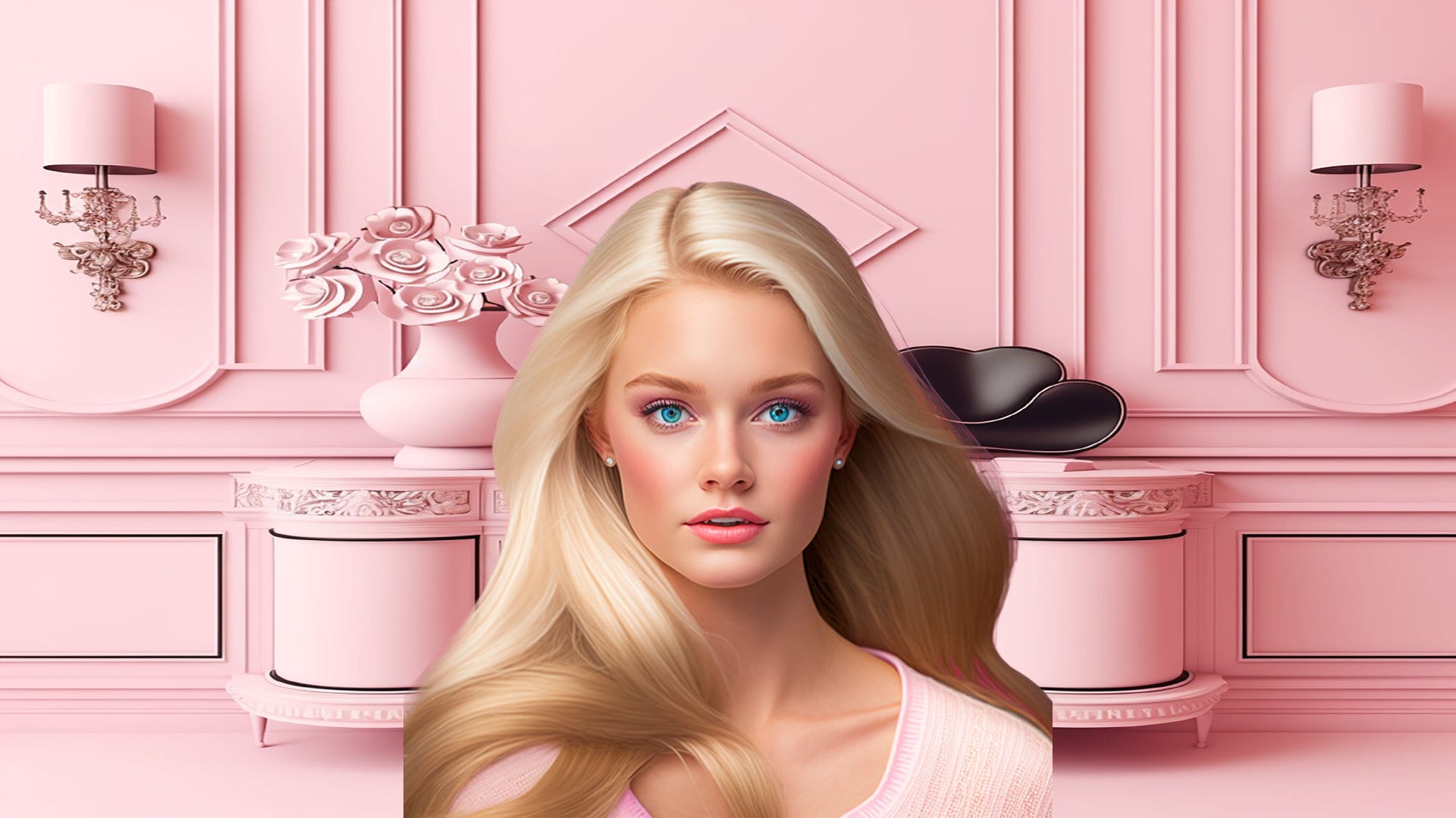 THINK PINK! 5 Pack :) Digital Background Made for You! 5 Pack, Virtual ...