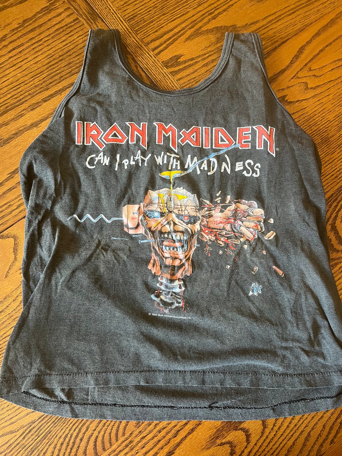 Vintage 1988 Iron Maiden Tank - Etsy