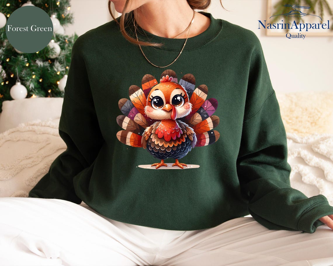 Thanksgiving Turkey, Fall Sweatshirt, Thanksgiving Sweatshirt ...