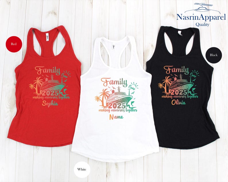Custom 2026 Family Cruise Tank Top: Personalized Group Cruise - Etsy