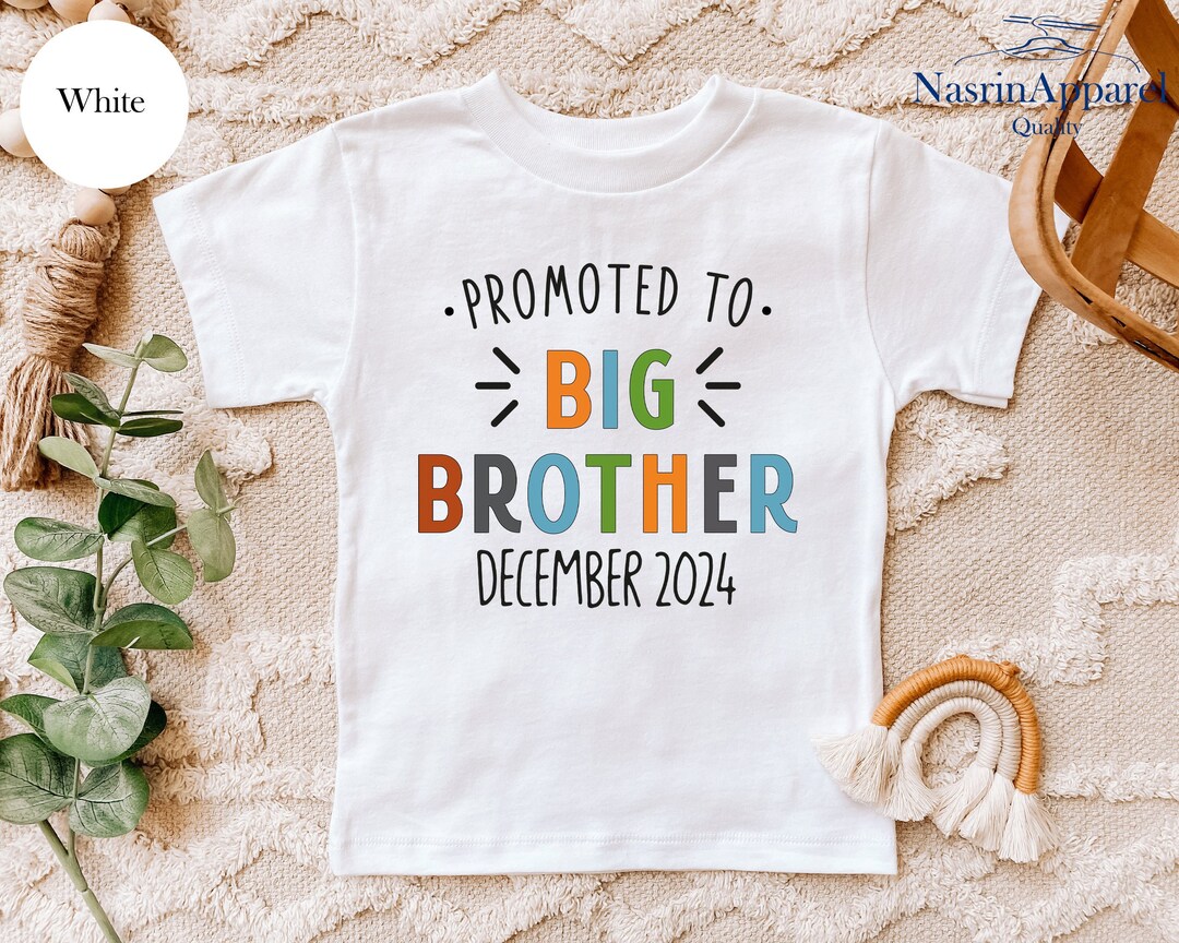 Promoted to Big Brother Shirt: Pregnancy Announcement Tee - Etsy