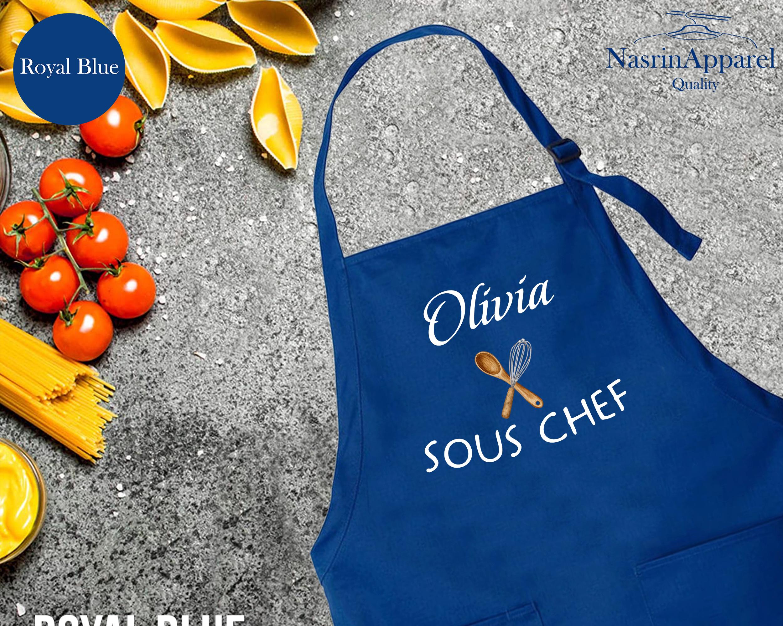 Sous Chef Personalized Apron, Head Chef Custom Apron - Etsy