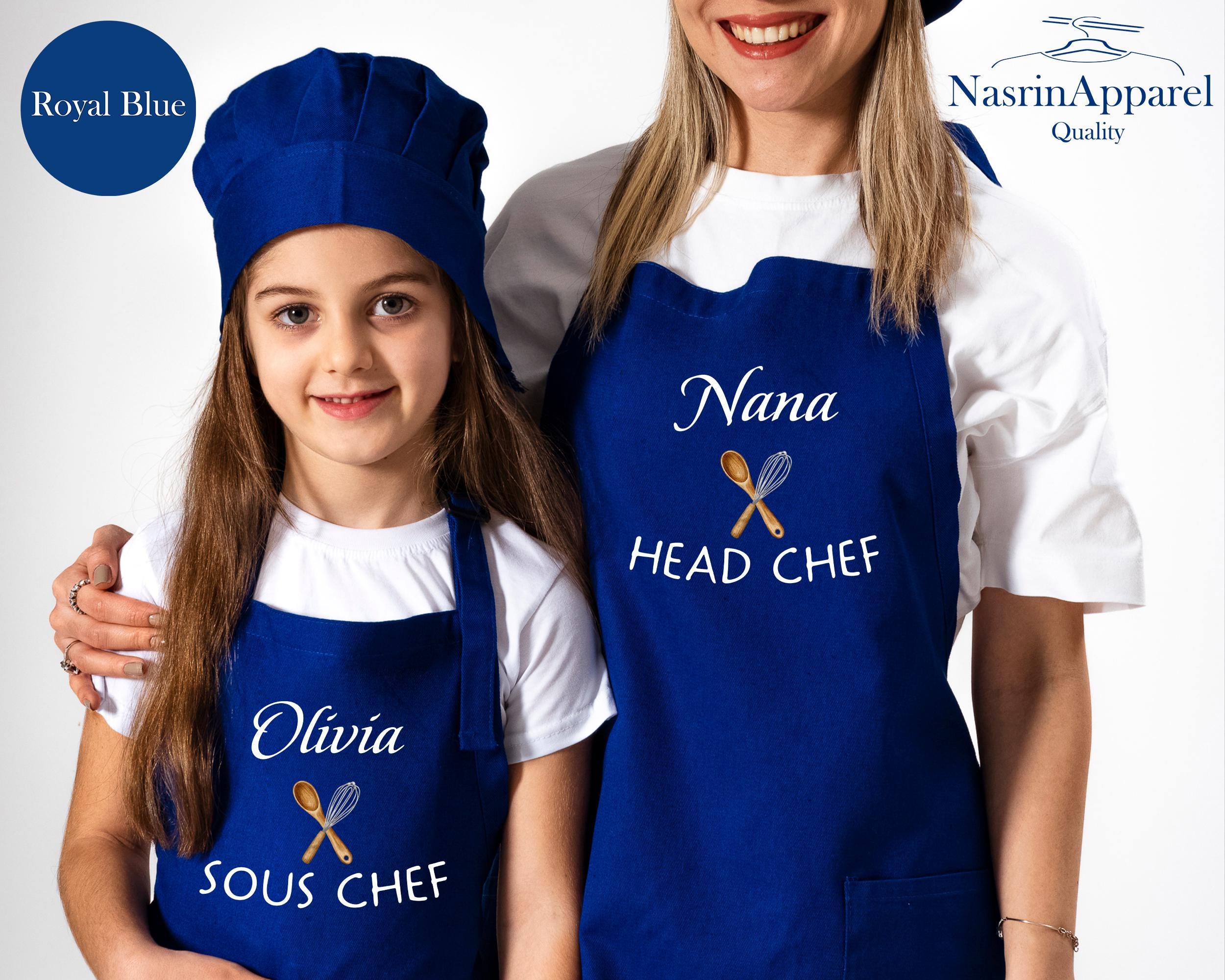 Sous Chef Personalized Apron, Head Chef Custom Apron - Etsy
