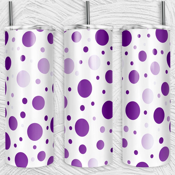 Polka Dot Tumbler - Etsy
