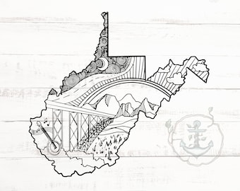 Alaska Sketch SVG File for Shirts, Mugs, Prints State Print ...