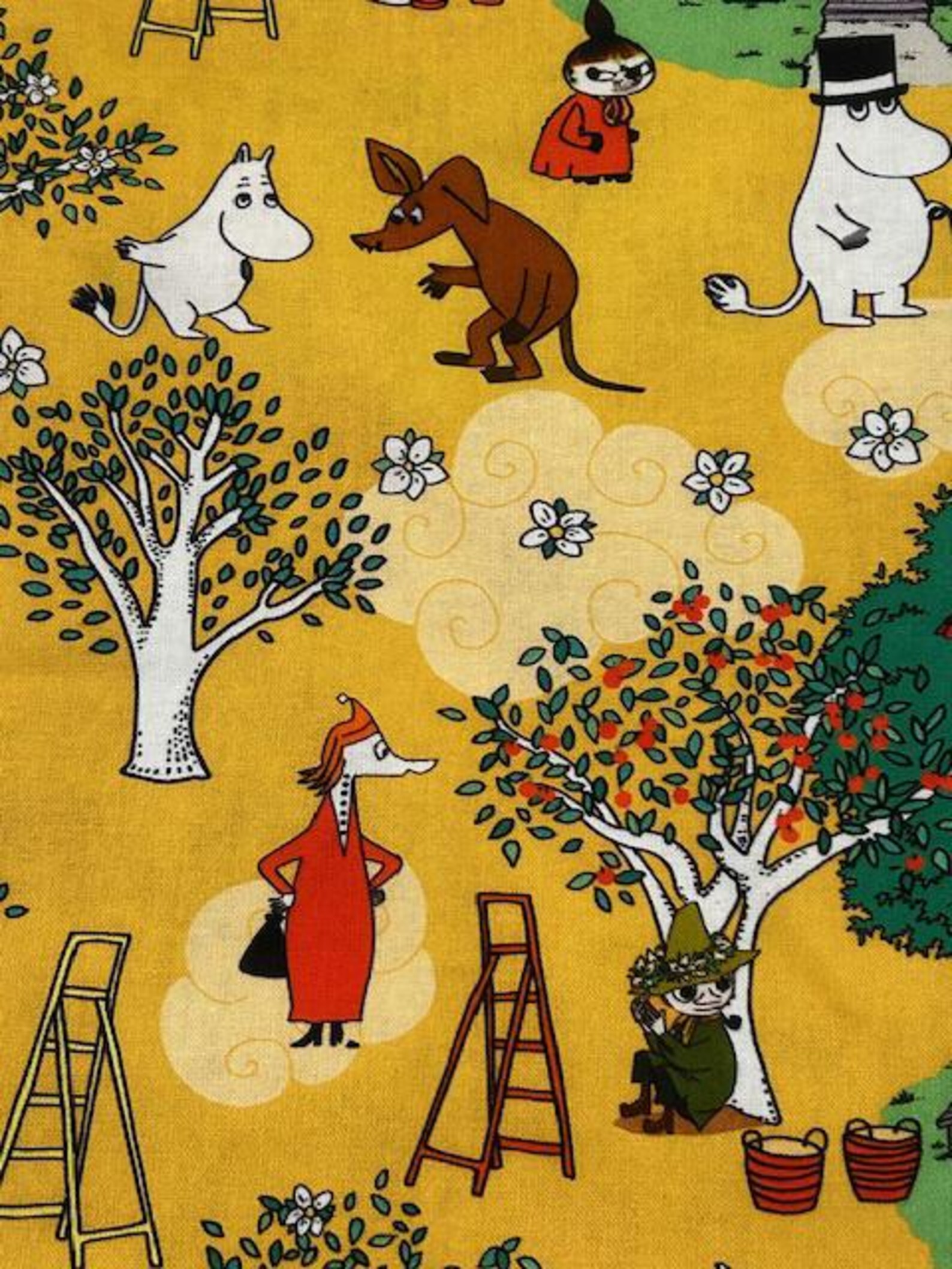 From Finland- Moomin Fans! / Made in Japan Fabric - Etsy