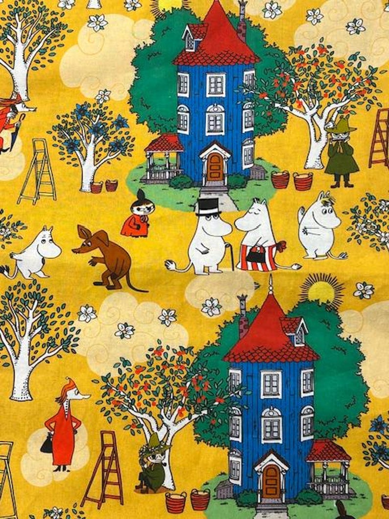 From Finland- Moomin Fans! / Made in Japan Fabric - Etsy