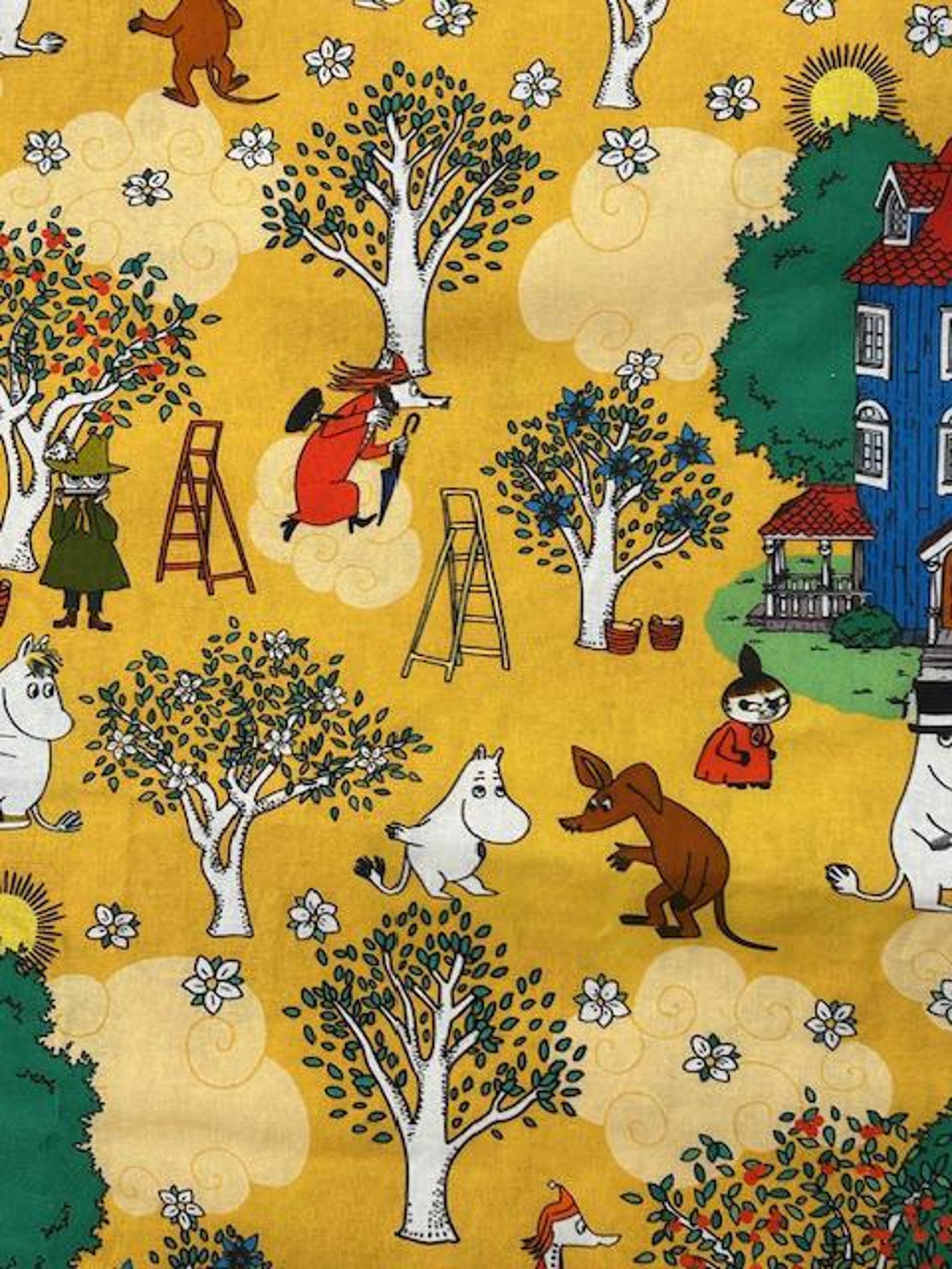 From Finland- Moomin Fans! / Made in Japan Fabric - Etsy