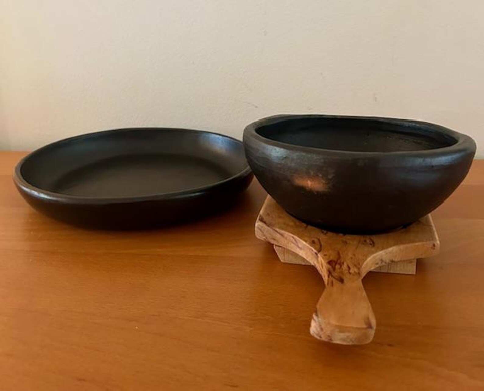 From Colombia - Traditional La Chamba Ajiaco Clay Bowl and Plate - Etsy