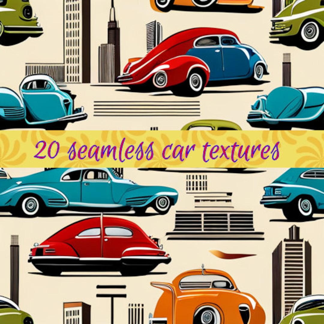 20 Seamless Car Textures - Etsy