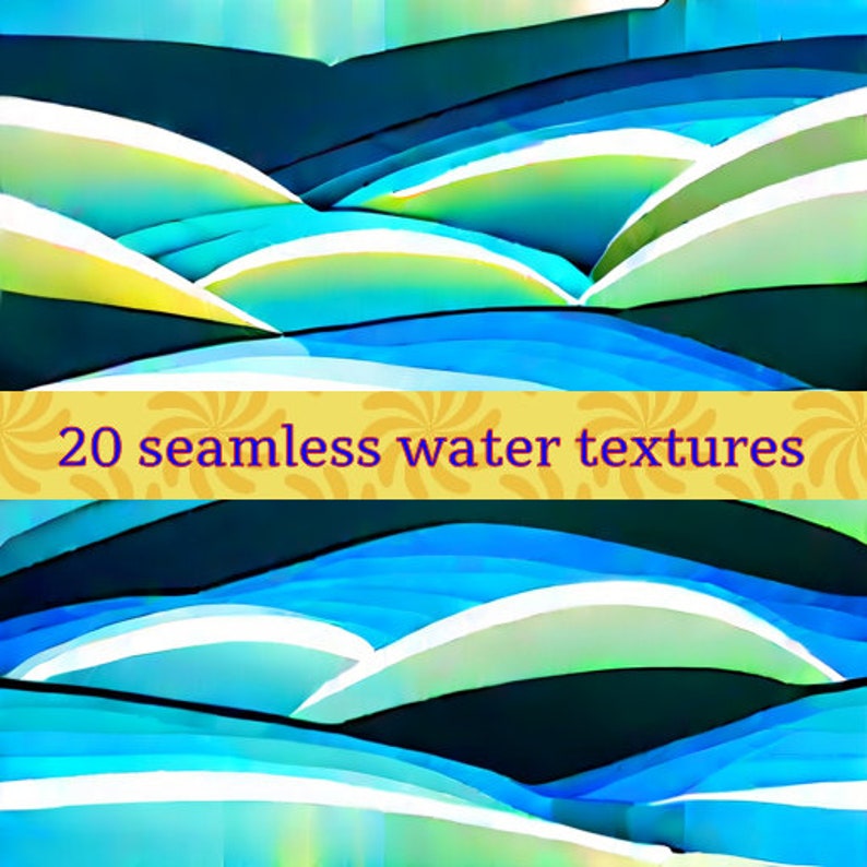 20 Seamless Water Textures - Etsy