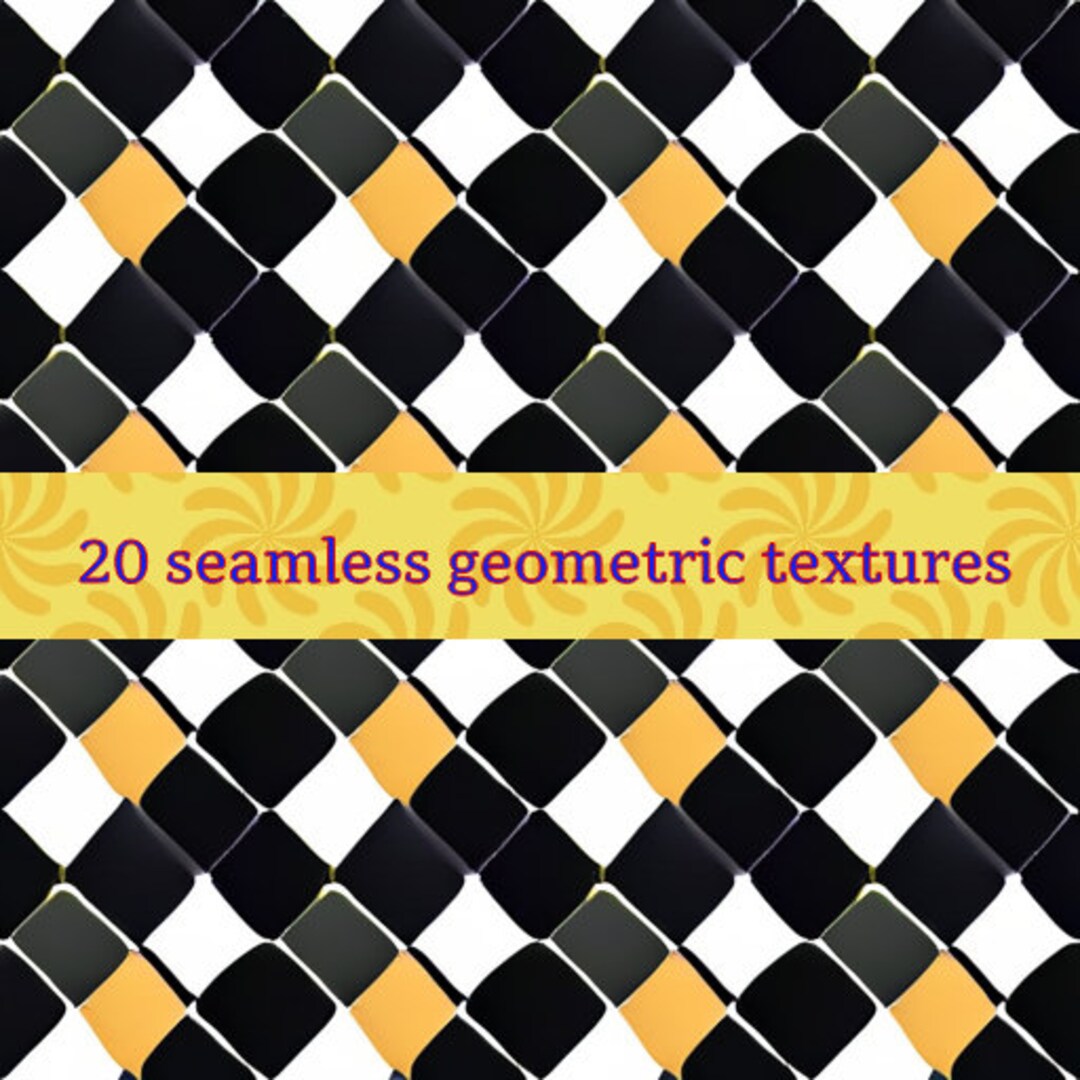 20 Seamless Geometric Textures - Etsy