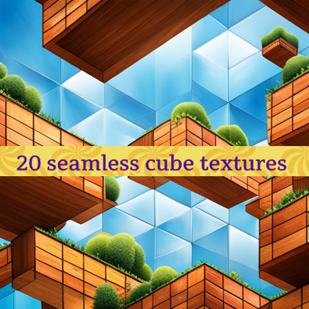 20 Seamless Cube Textures Etsy