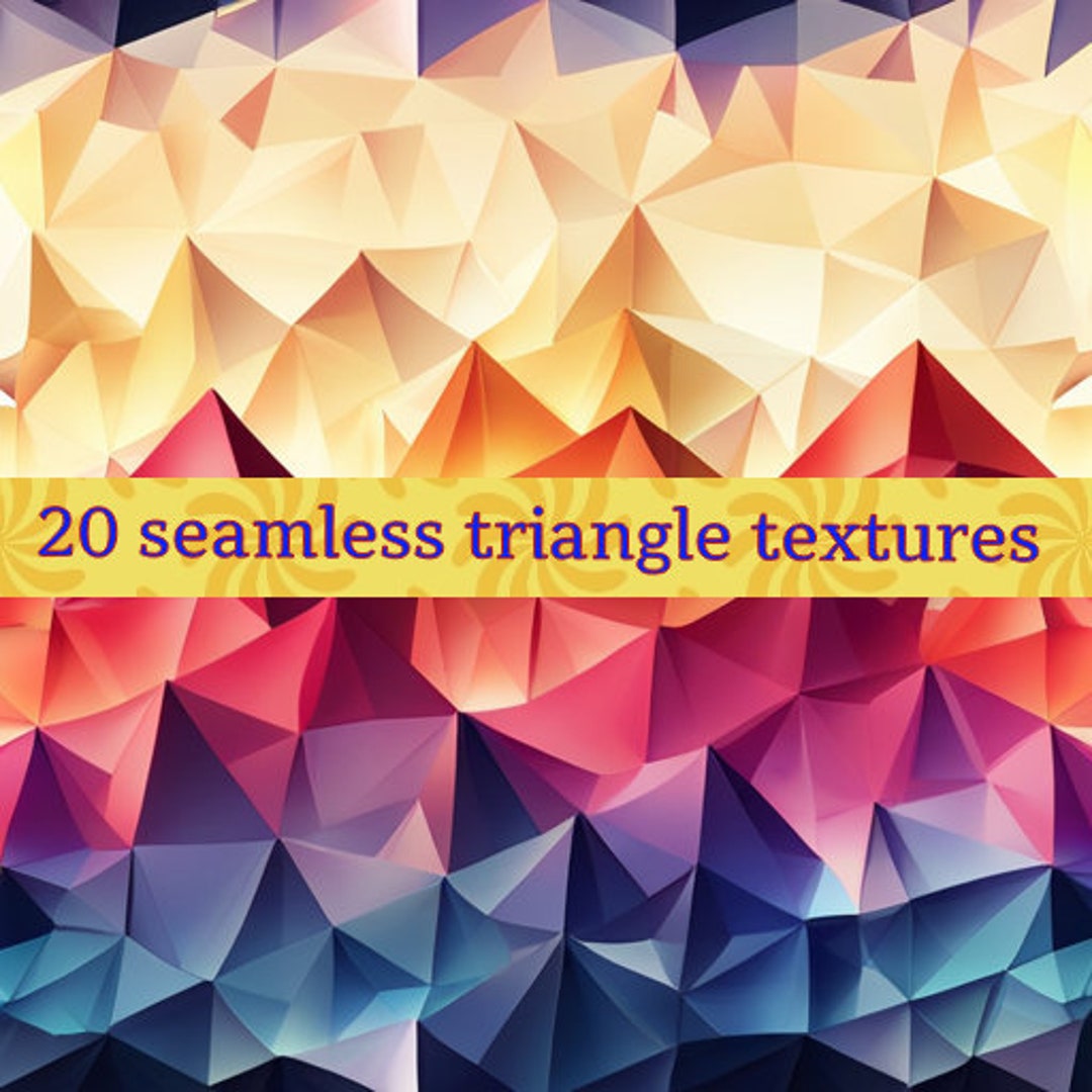 20 Seamless Triangle Textures - Etsy