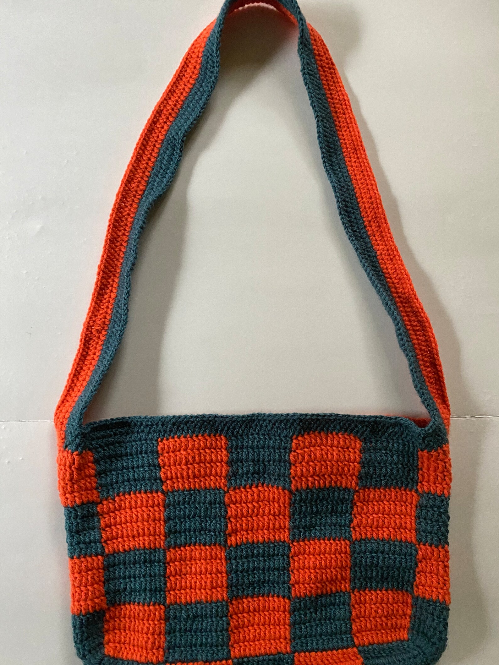 Checkered Tote Bag - Etsy