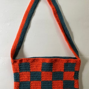 Checkered Tote Bag - Etsy