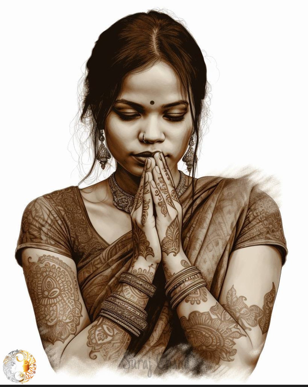 Namaste Digital Wall Art Print, Namaste Sign, Minimal Art, Aesthetic ...