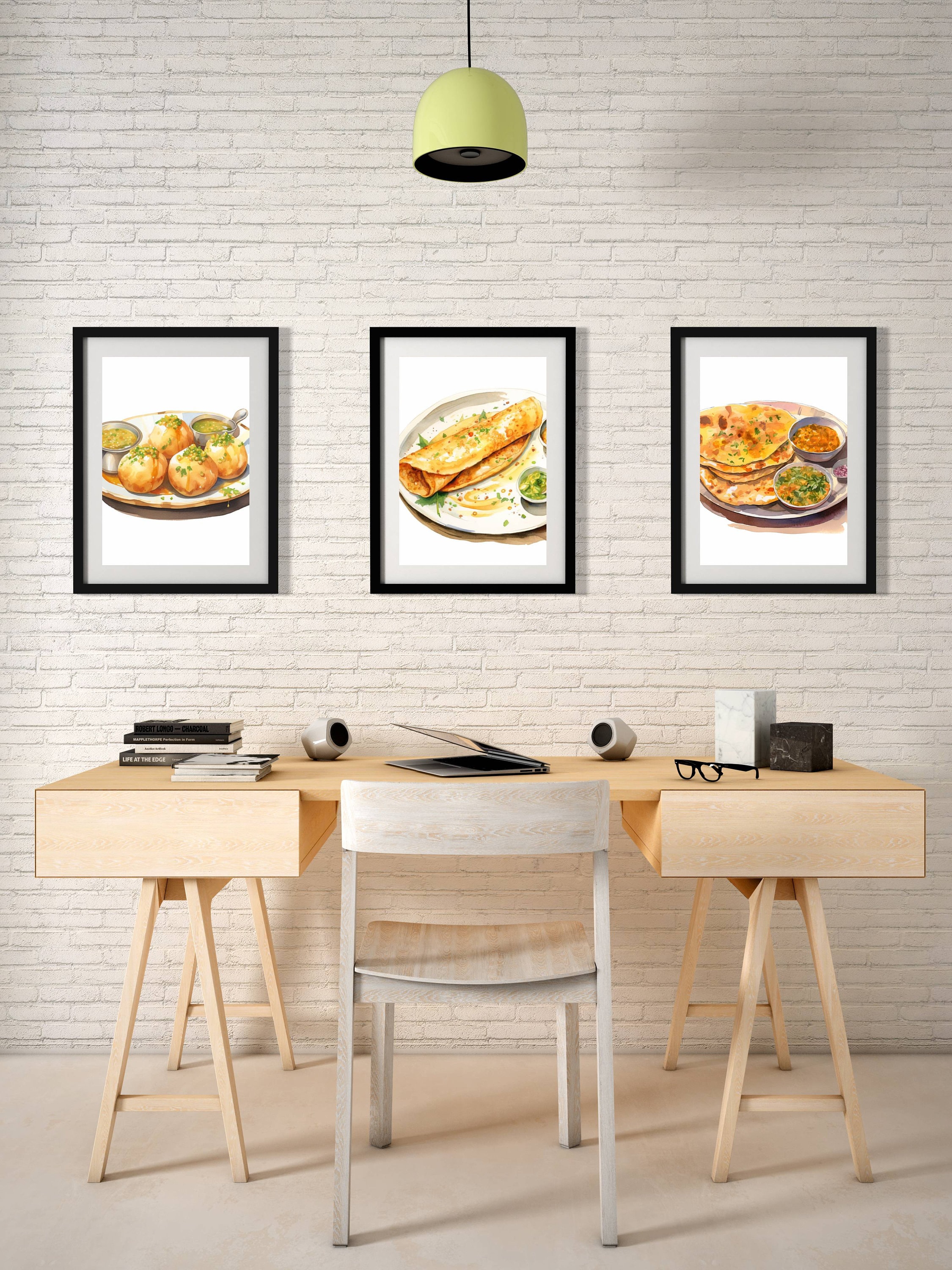 Roti and Dal | Indian Thali | Watercolor Painting| Digital Art | Food ...
