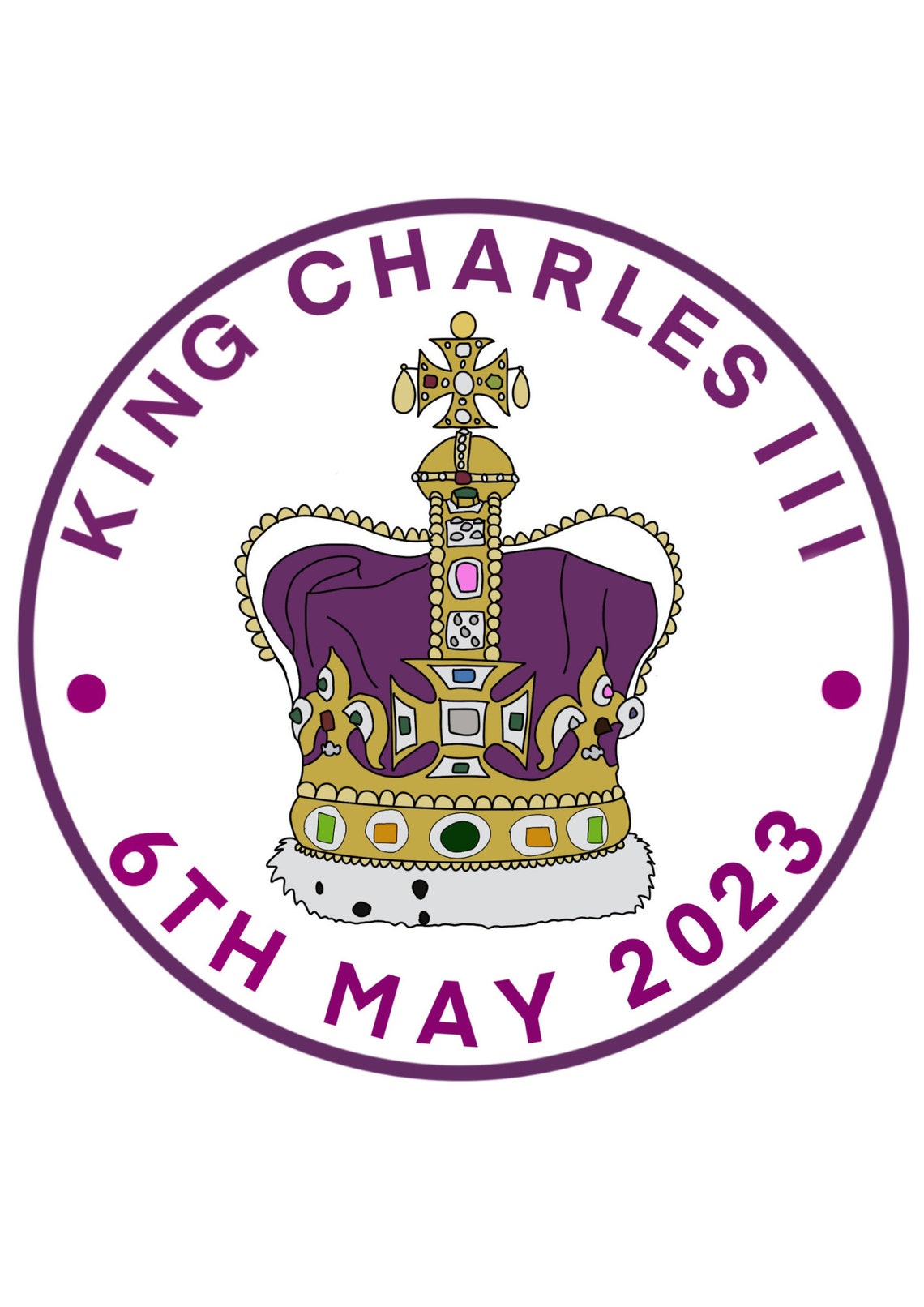 Coronation Crown Svg, Coronation Emblem Svg, Coronation Party Svg ...