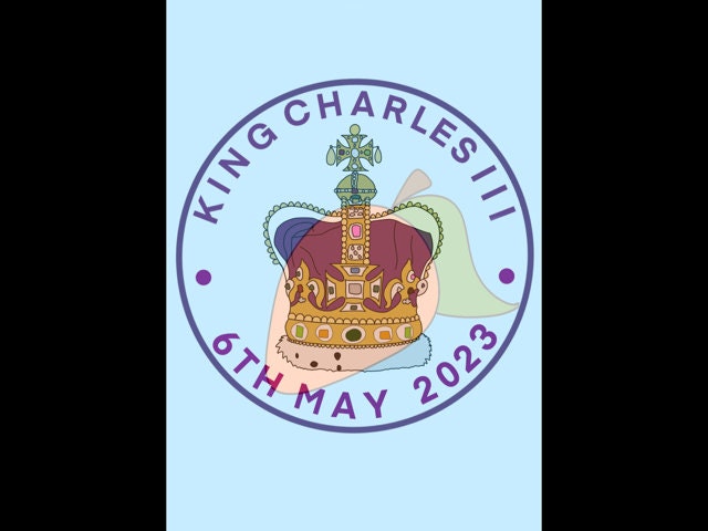 Coronation Crown Printable, Printable Emblem, King Charles Coronation ...