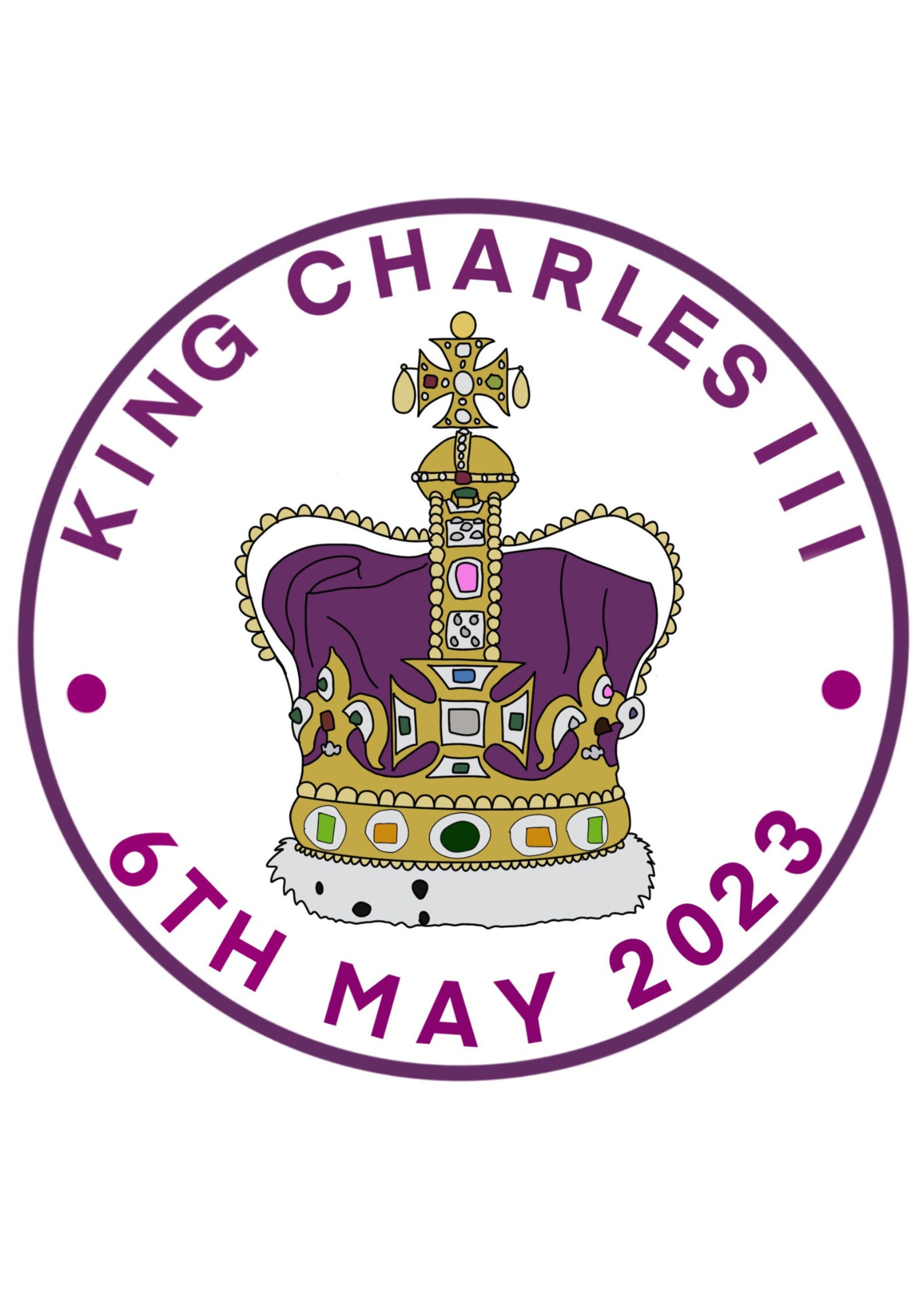 Coronación svg, rey Carlos coronación svg, corona svg, fiesta de ...