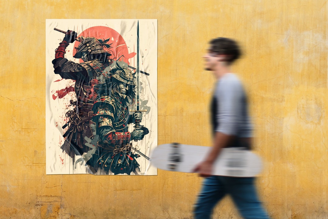 Poster, Samurai Poster, Japan Art, Decoration, Room Decor, - Etsy