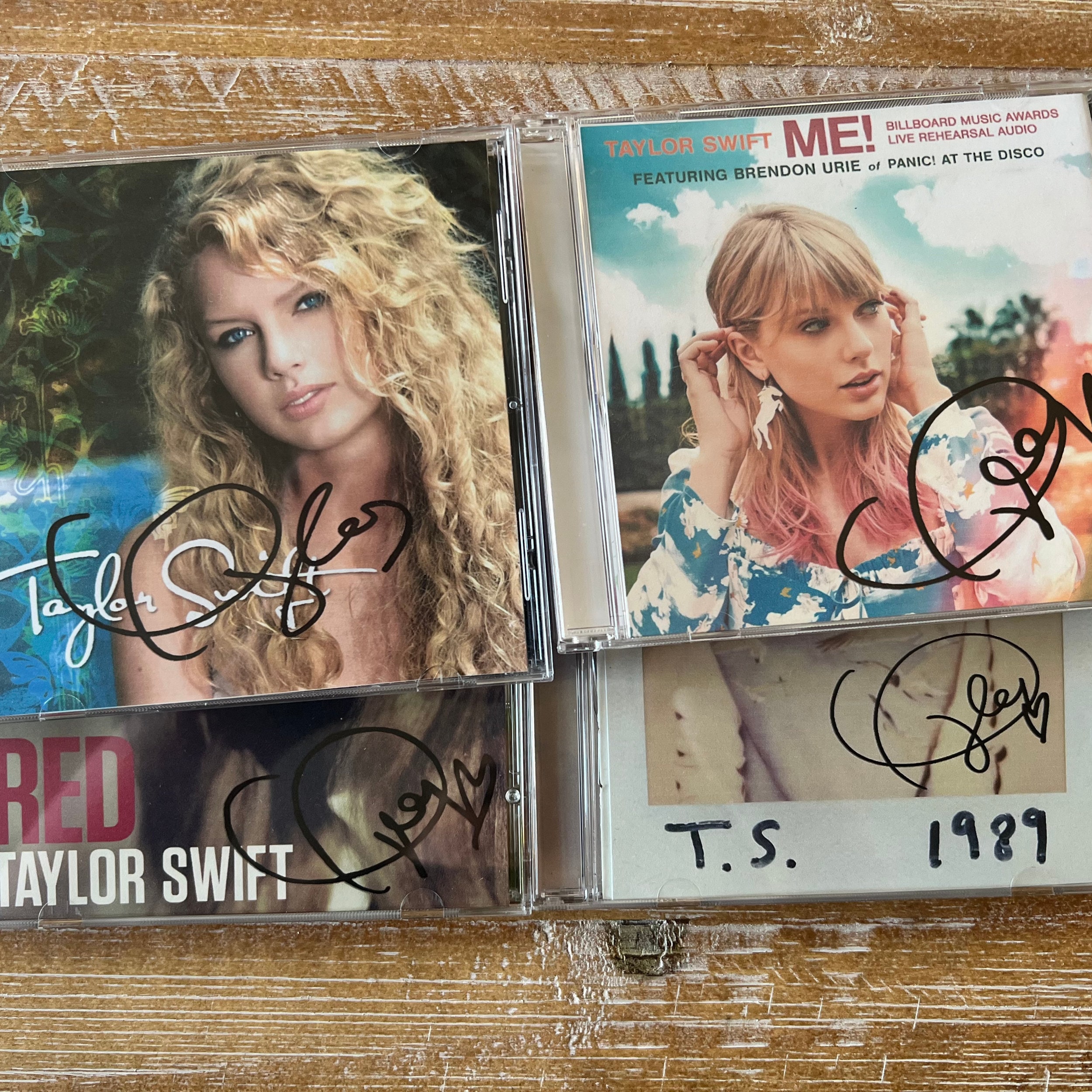 Taylor Swift Folklore Signed Album Cover Print High Quality Card Stock Sized for CD Cases ...