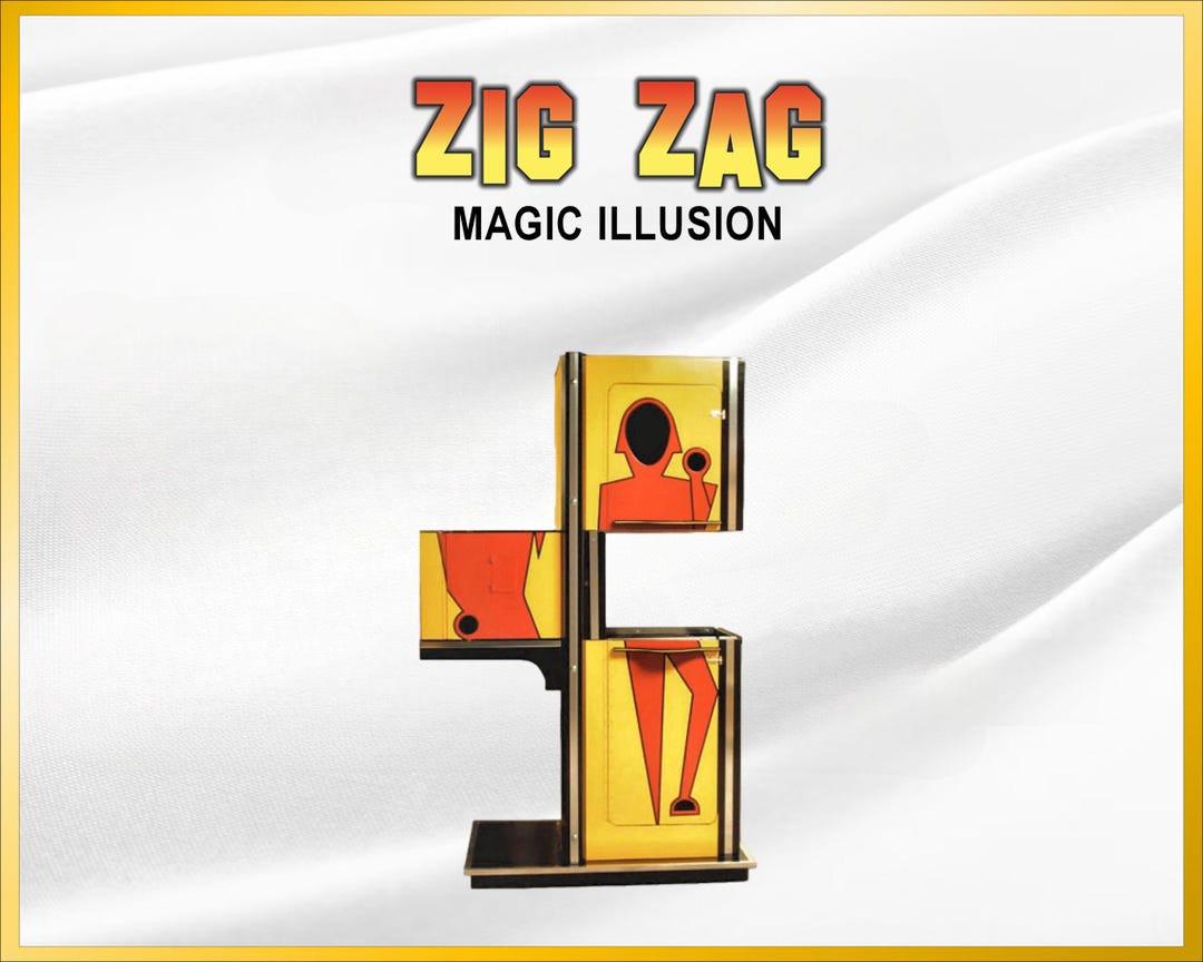 Zig-zag Illusion Magic Plans PLANS ONLY - Etsy