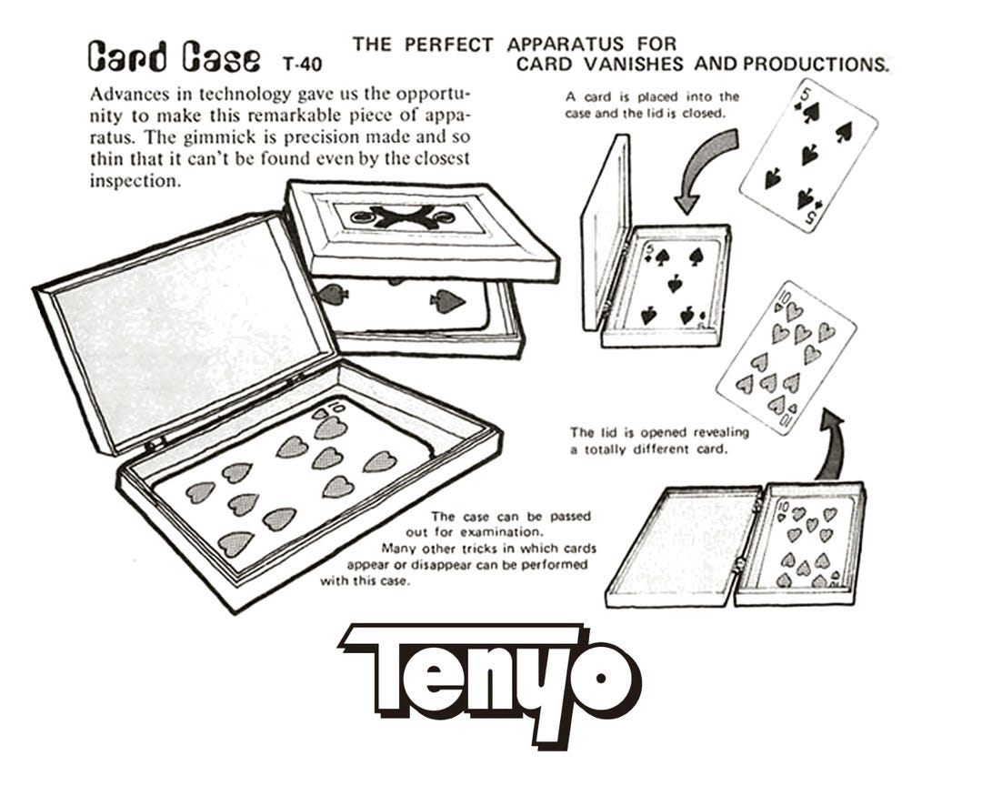 Tenyo Card Case T-40 INSTRUCTIONS ONLY - Etsy