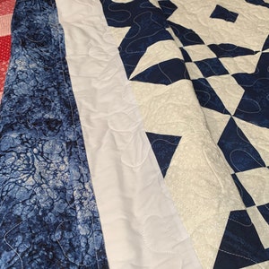 This Blue and White Charming Quilt. Crisp, Calm, and Captivating ...