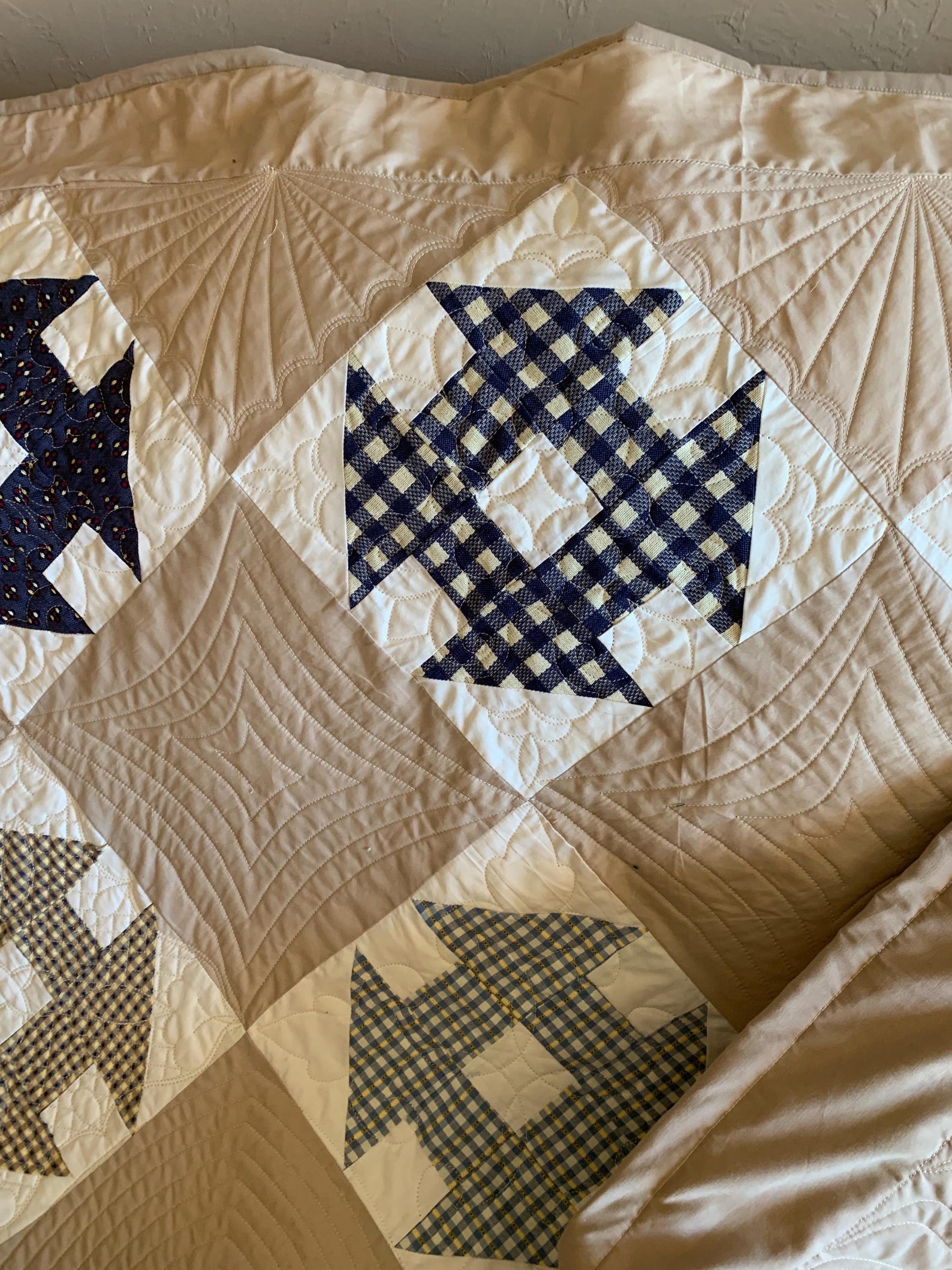 Handmade Churn Dash Quilt - Etsy