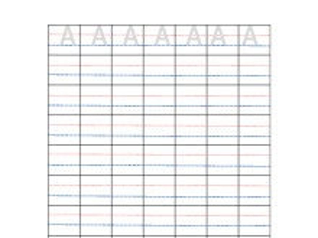 Visual Alphabet Handwriting Worksheet - Etsy