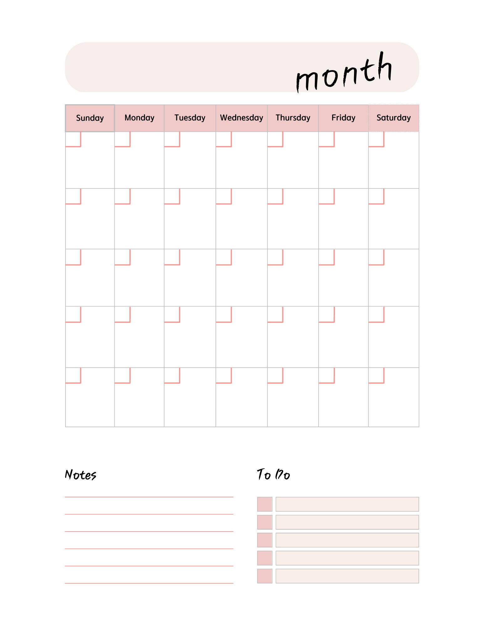 Digital Planner, Good Notes Template, Printable - Etsy