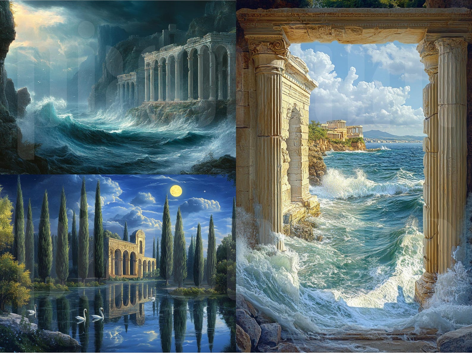 55 Fine Art Renaissance Digital Backdrops, Perfect for Wedding ...
